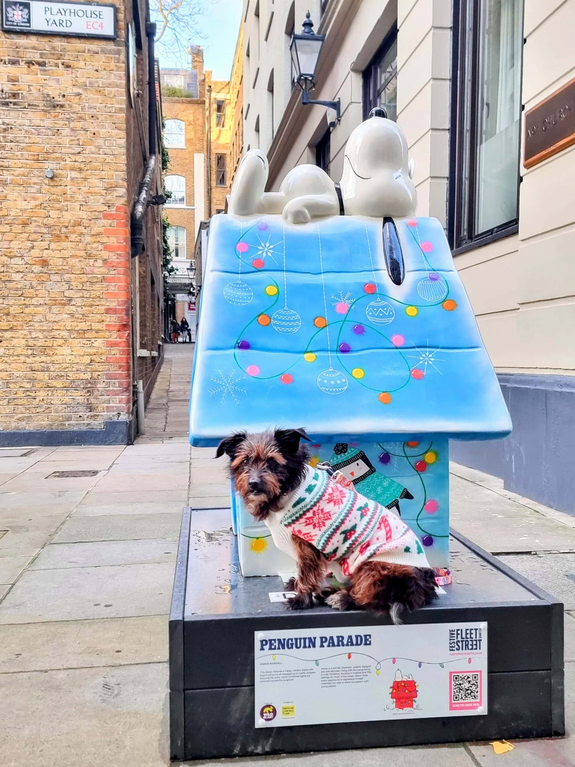 Snoopy Trail London: A Festive Walk with Cookie - Barks and Life Sparks